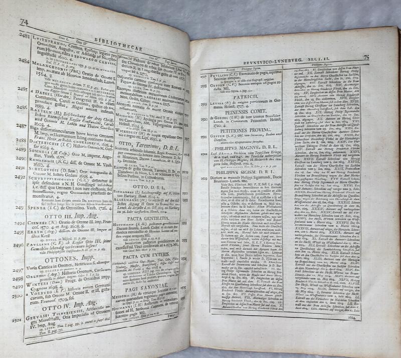 Conspectus Historia De Brunsvic Luneburgicae Universalis in Tabulas ...